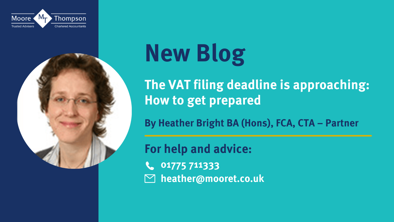 The VAT filing deadline is approaching: How to get prepared - Moore ...