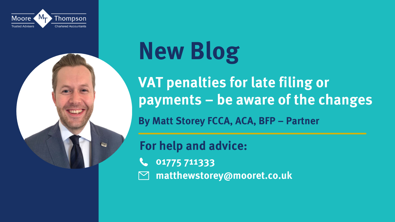 VAT penalties for late filing or payments – be aware of the changes ...